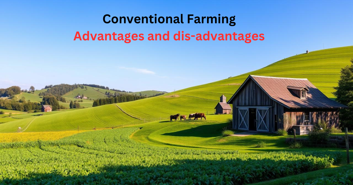 Conventional Farming: Advantages And Dis-Advaantages